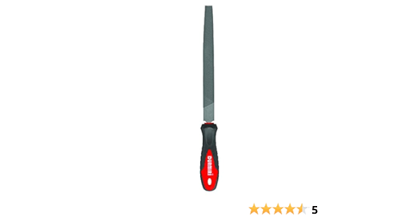 مبرد نصف دائرة حدادي 8" يد كاوتش من DURMIRI | المزاحي لتجارة العدد