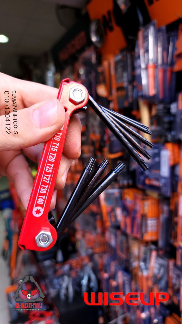 طقم الن مطواة نجمة توركس 8 ق T8-T40 مم من WISEUP | المزاحي لتجارة العدد